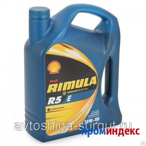 10/40 Rimula R5 E Shell 4л. п/синт. API CI-4/CH-4/CG-4 Масло дизельное ...